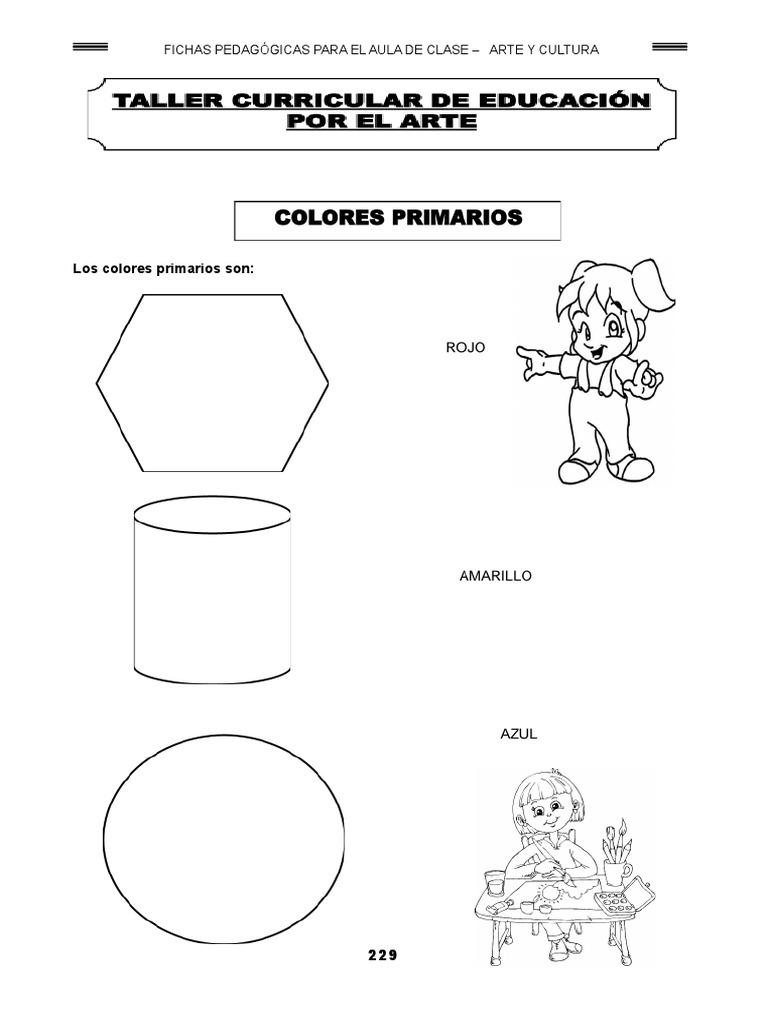 Fichas de Arte | PDF | Color | Papel