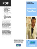 ACSM Preparticipation Screening Guidelines | PDF