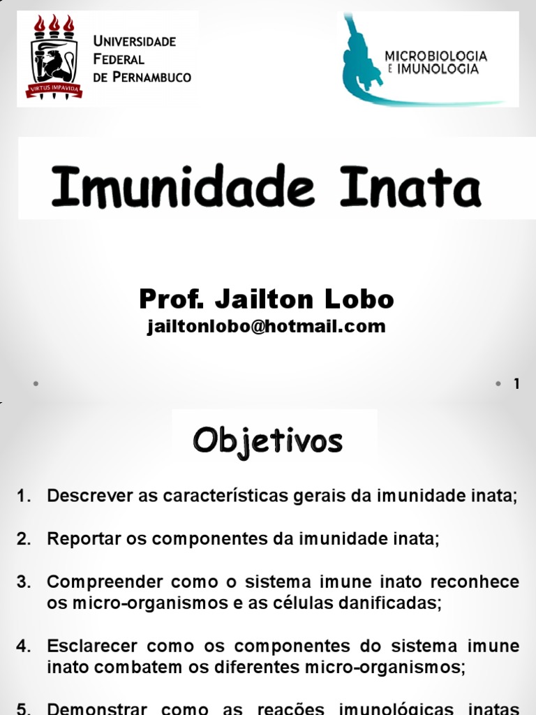 Características e componentes da imunidade inata | PDF | Sistema ...