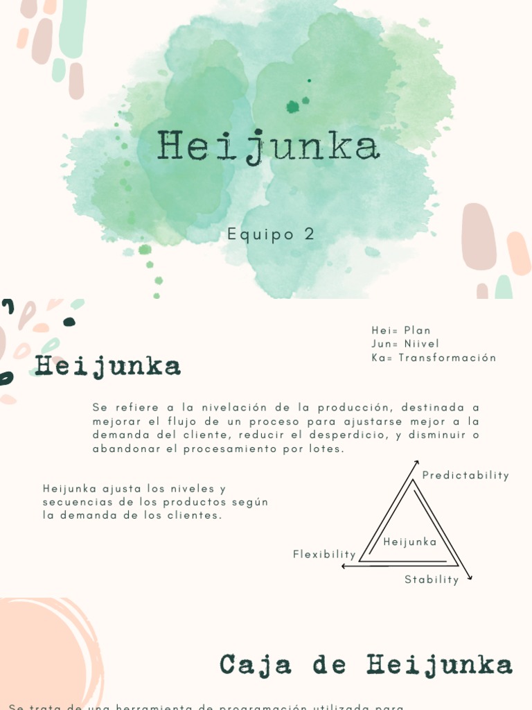 Heijunka Equipo 2 - 1 | PDF | Lean Manufacturing | Business