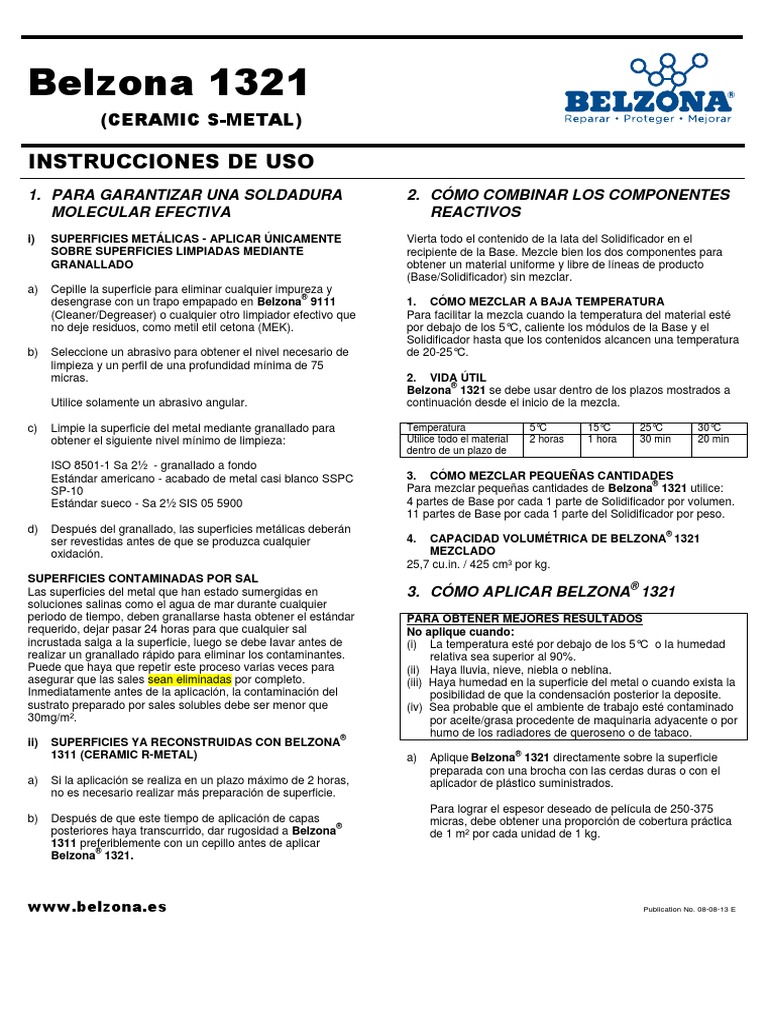 1321 Instrucciones de Uso | PDF | Niebla | Mecanizado