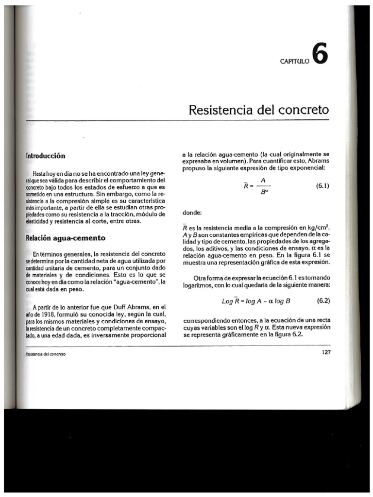 Resistencia Del Concreto | PDF