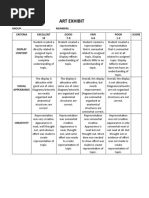 Rubrics For Drawing | PDF | Rubric (Academic) | Graphics