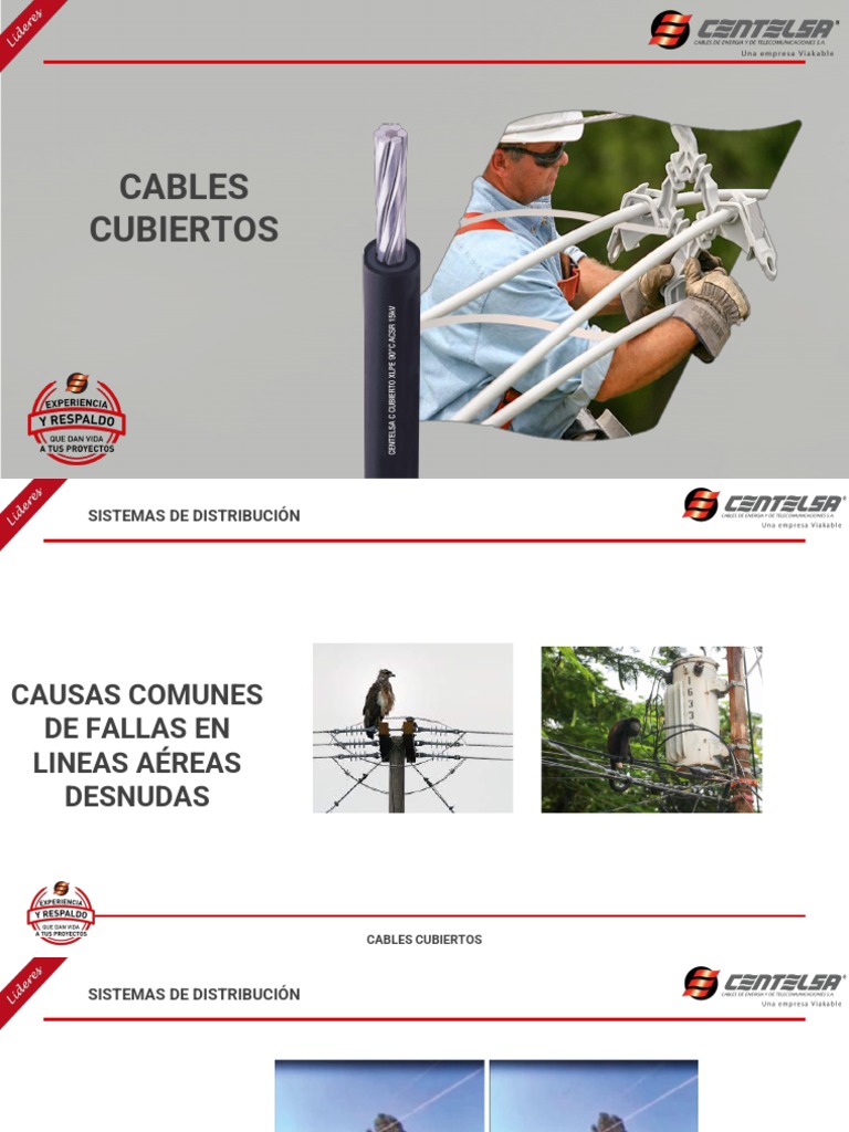 Cables Cubiertos: Tipos y Normas Técnicas | PDF | Aislador ...