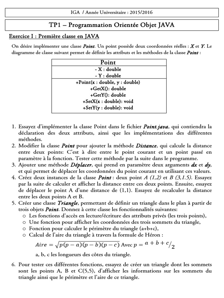 TP1 Java | PDF | Nombre complexe | Multiplication