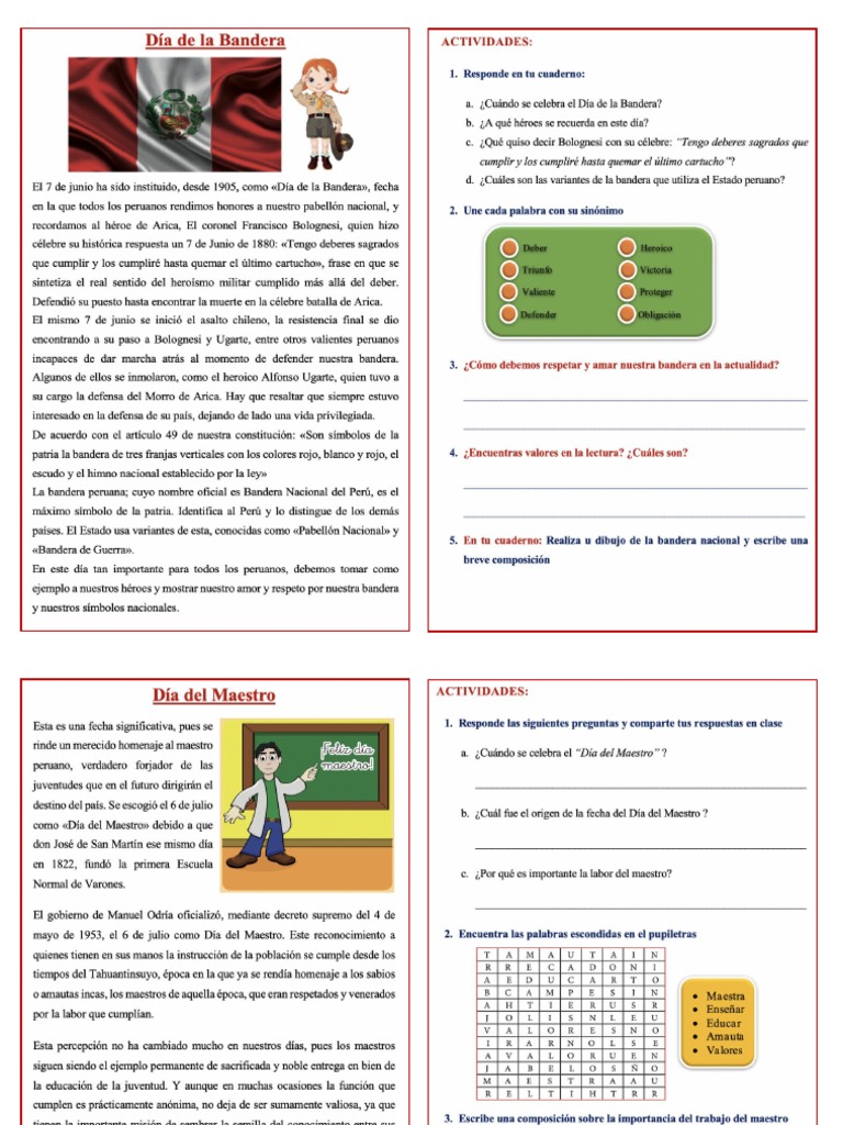 Lectura - Mes Julio | PDF