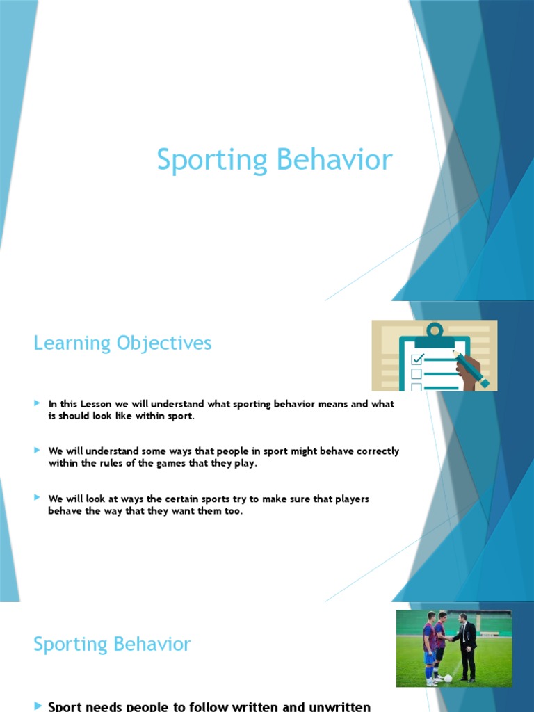 Sportmanship | PDF