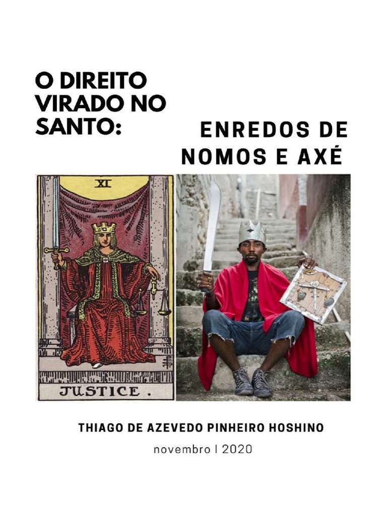 O Direito Virado No Santo - Enredos de Nomos e Axé - HOSHINO, Thiago A ...