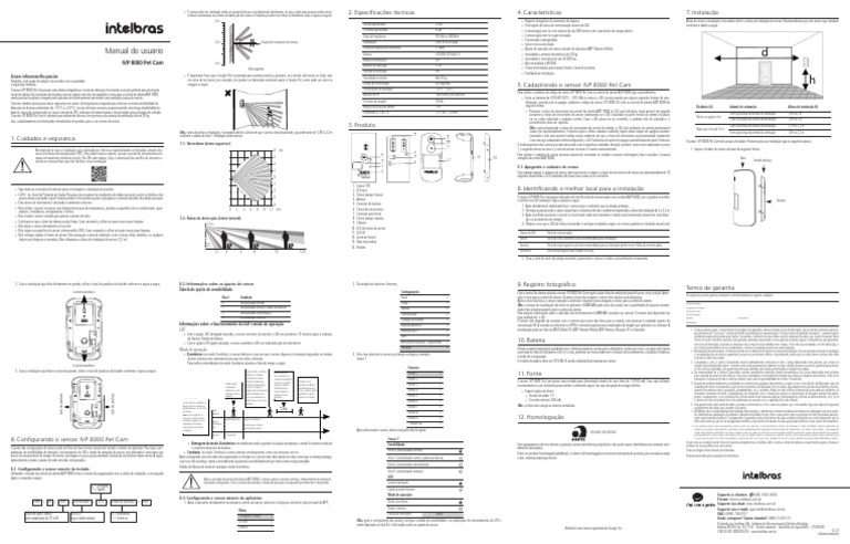 Manual IVP 800 Pet Cam Portugues 01-22 Site | PDF | Câmera | Diodo ...