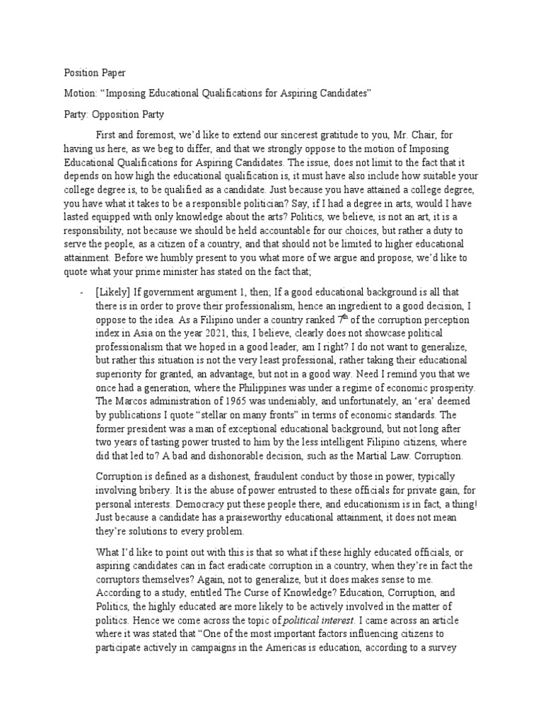 The Dangers of an Over-Reliance on Educational Qualifications in ...