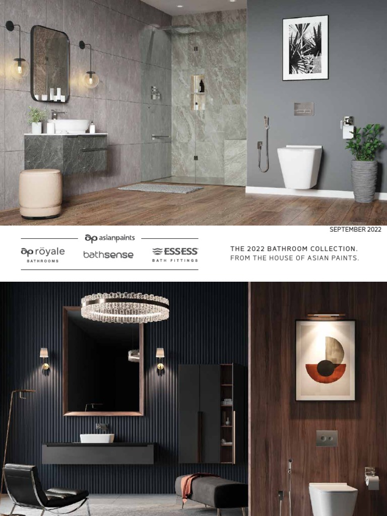 2022 Asian Paints Bathroom Collection | PDF | Tap (Valve) | Shower