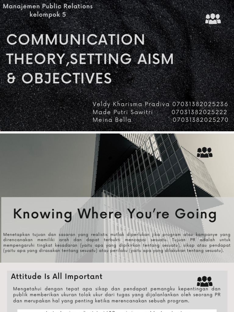 Contoh PPT Persentasi Tentang Teori Setting Komunikasi | PDF