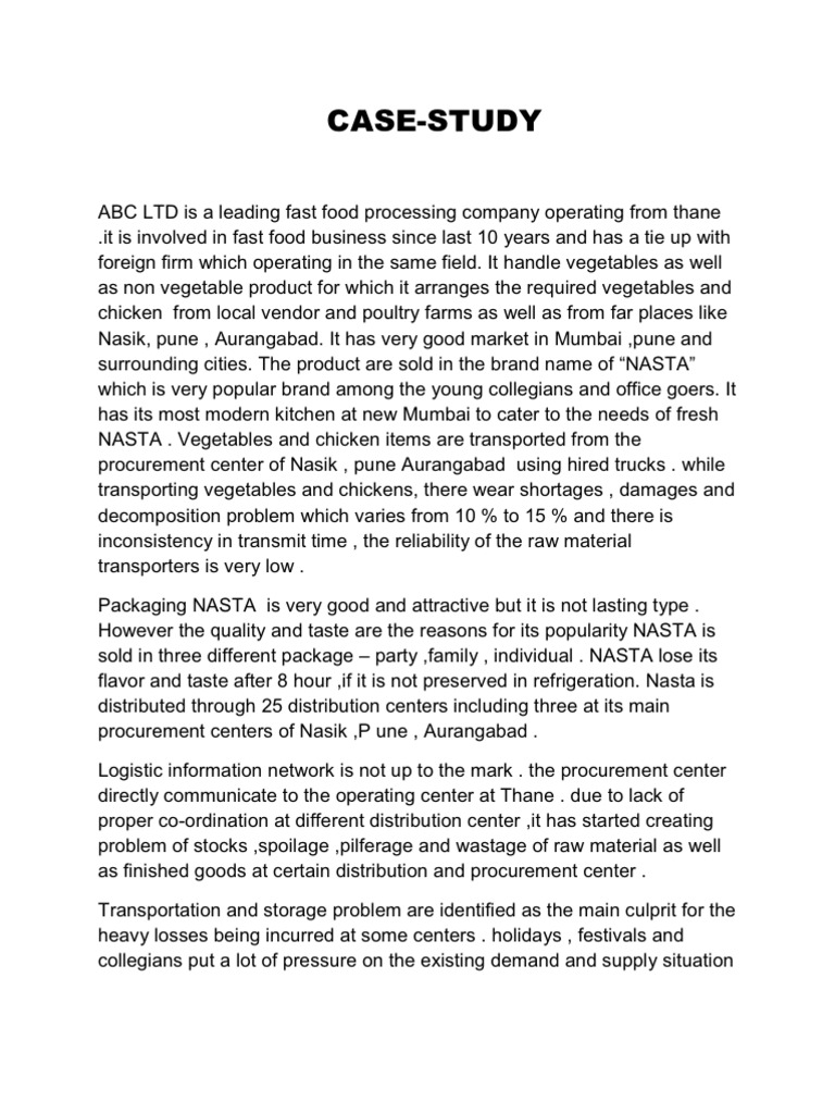 Logistic Case Study | PDF