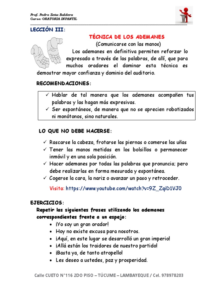 Cómo comunicarse con las manos: Técnicas de ademanes para mejorar la ...