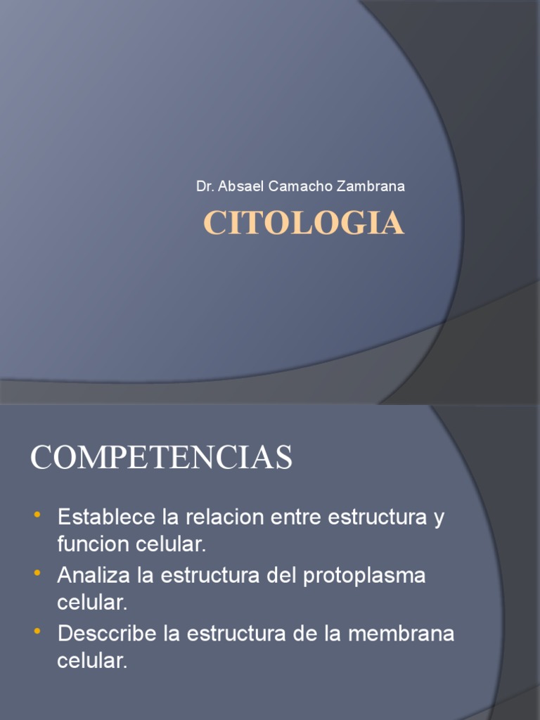 Citologia 1.1 | PDF | Biología Celular) | Membrana celular
