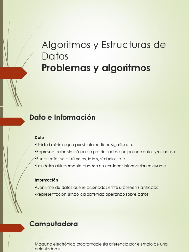 Problemas y Algoritmos | PDF | Algoritmos | Lenguaje de programación