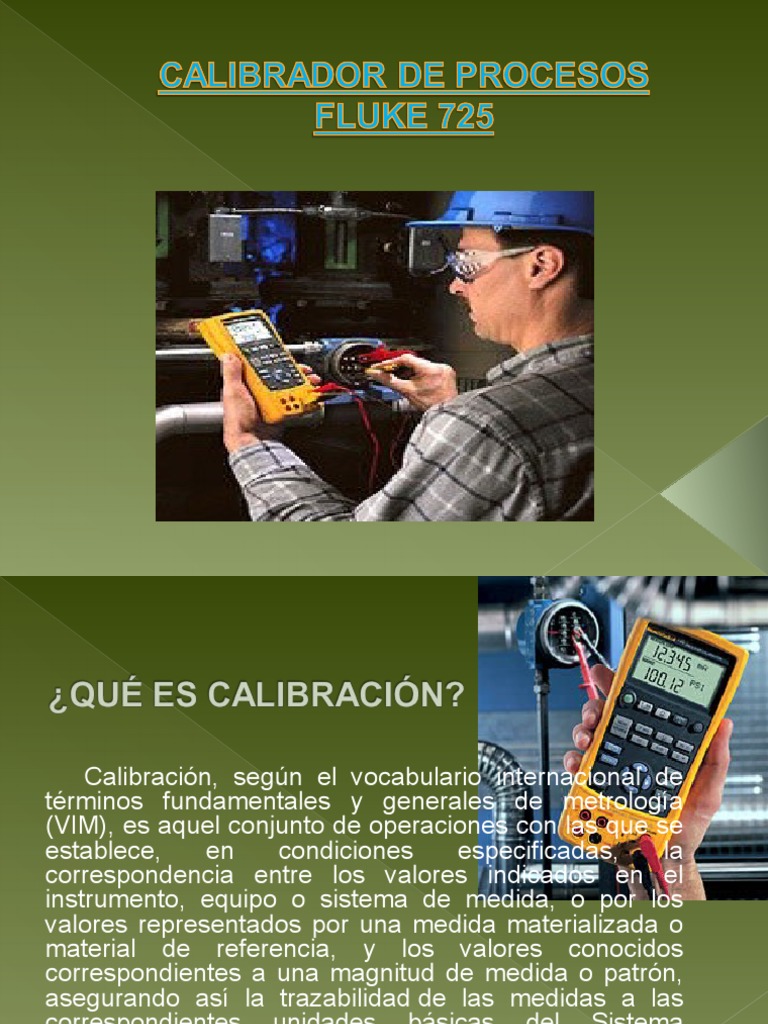 Fluke 725 | Descargar gratis PDF | Ingeniería Informática | Electricidad