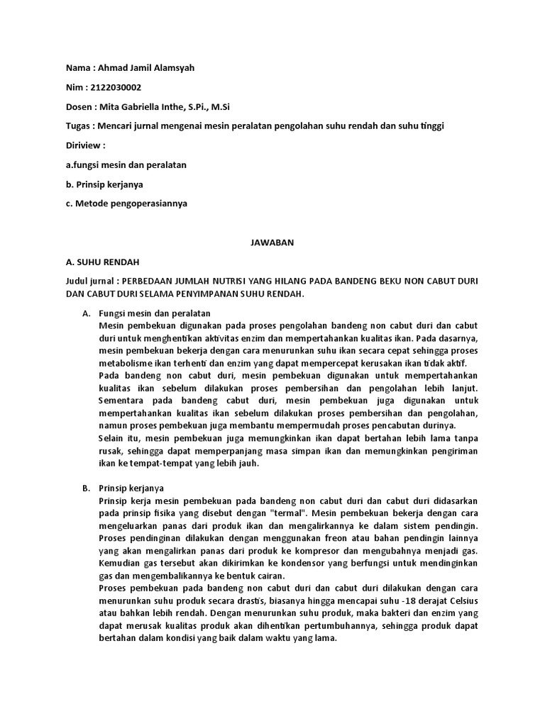 Riview Jurnal Ahmad Jamil Alamsyah | PDF