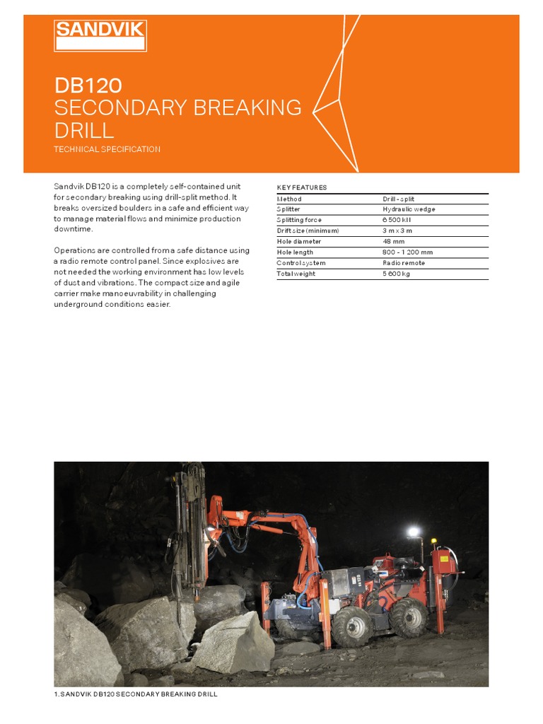 Jumbo Sandvik DB120 Inglés | PDF | Drill | Pump