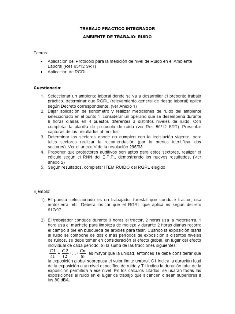 Trabajo Practico Integrador | PDF | Decibel