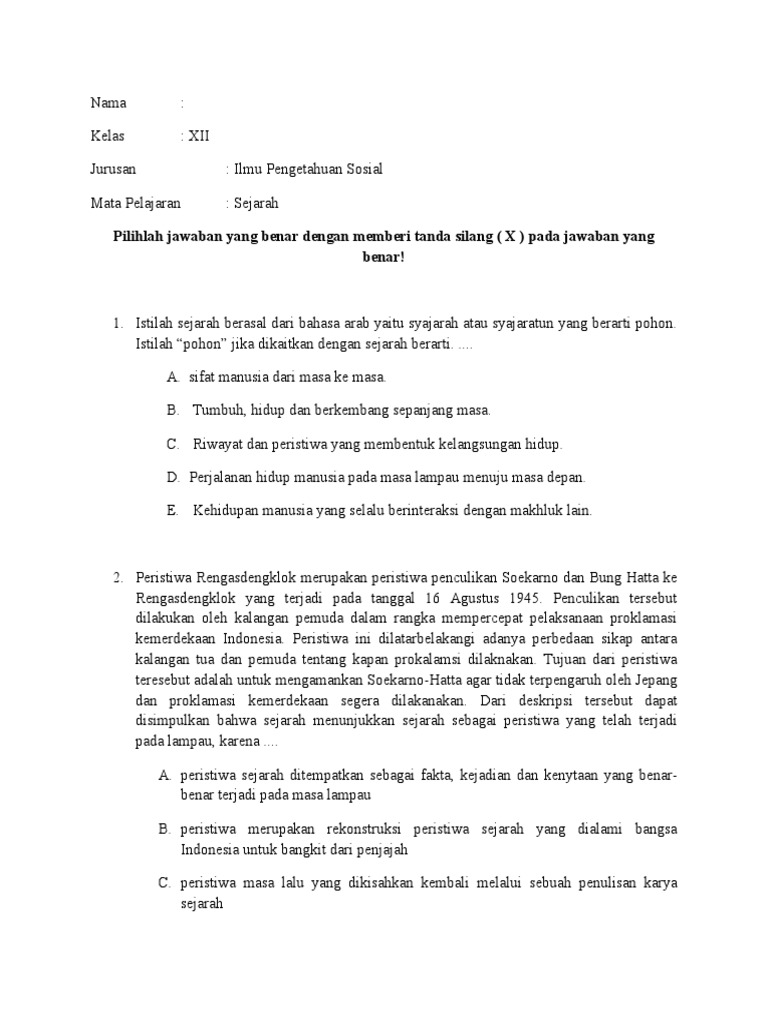 Periode Sejarah Indonesia Pdf