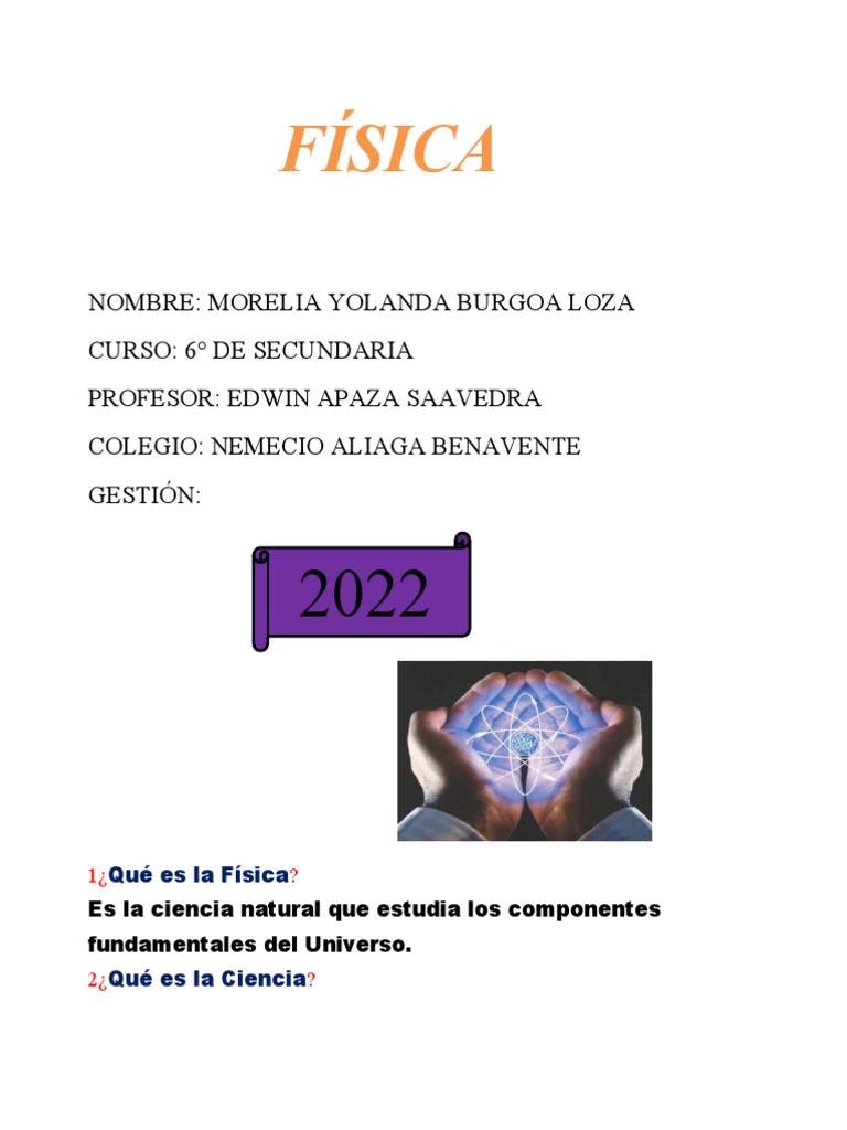 FISICA | Descargar gratis PDF | Vector Euclidiano | Fuerza