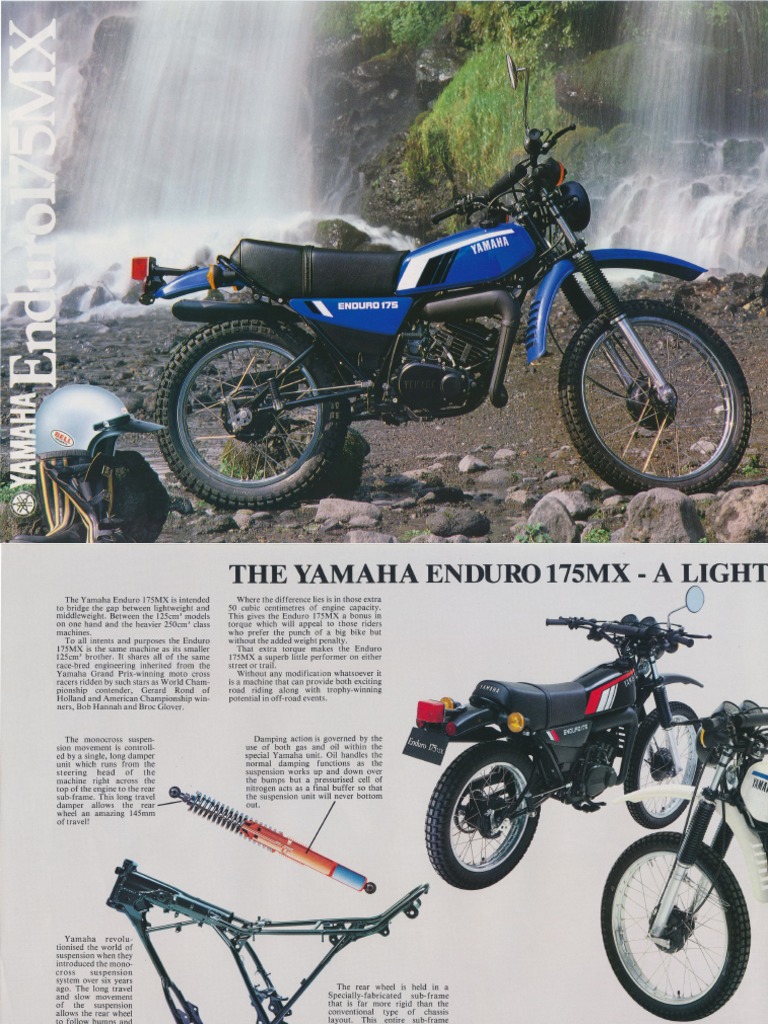 Yamaha DT175MX Brochure 1979 | PDF