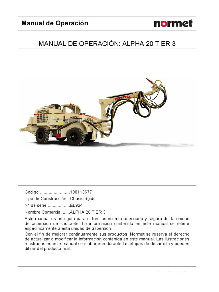 Alpha 20 | PDF | Bomba | Neumático