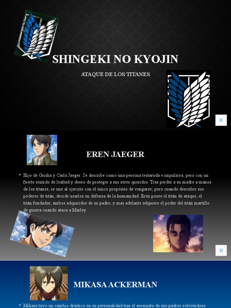 Shingeki No Kyojin: Ataque de Los Titanes | PDF