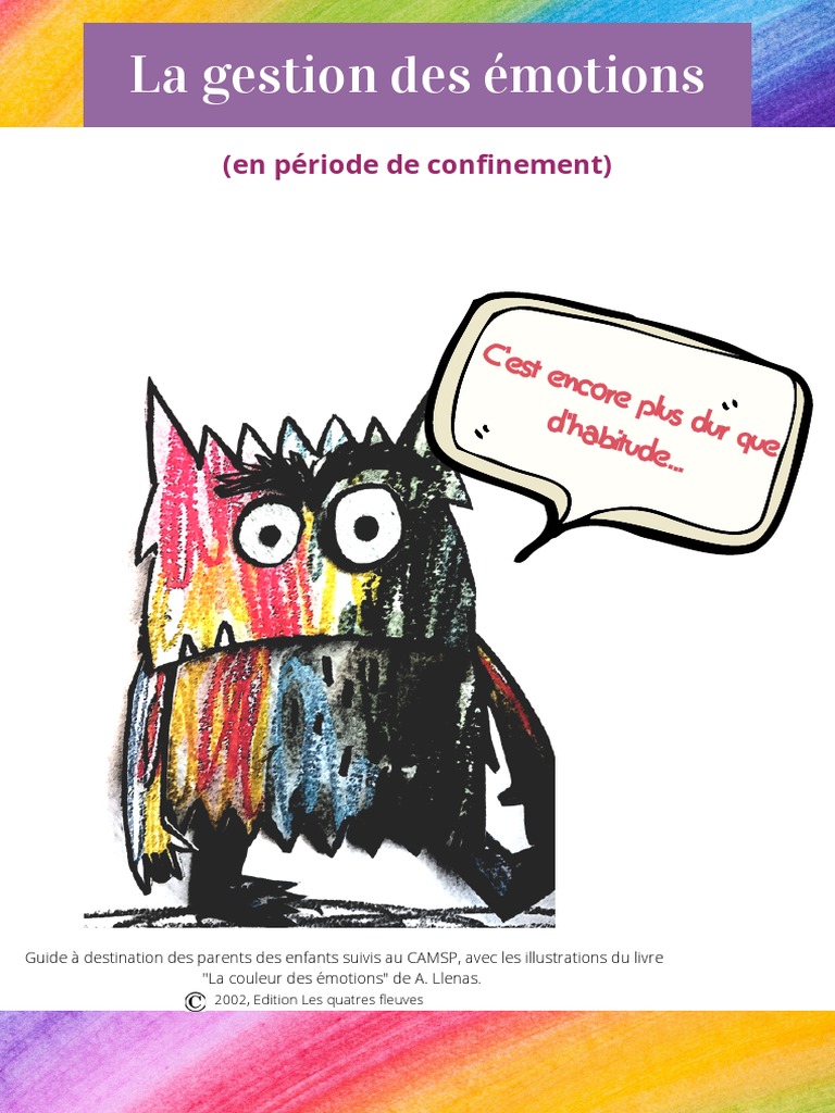 Gestion des émotions chez l'enfant | PDF | Émotions | Colère