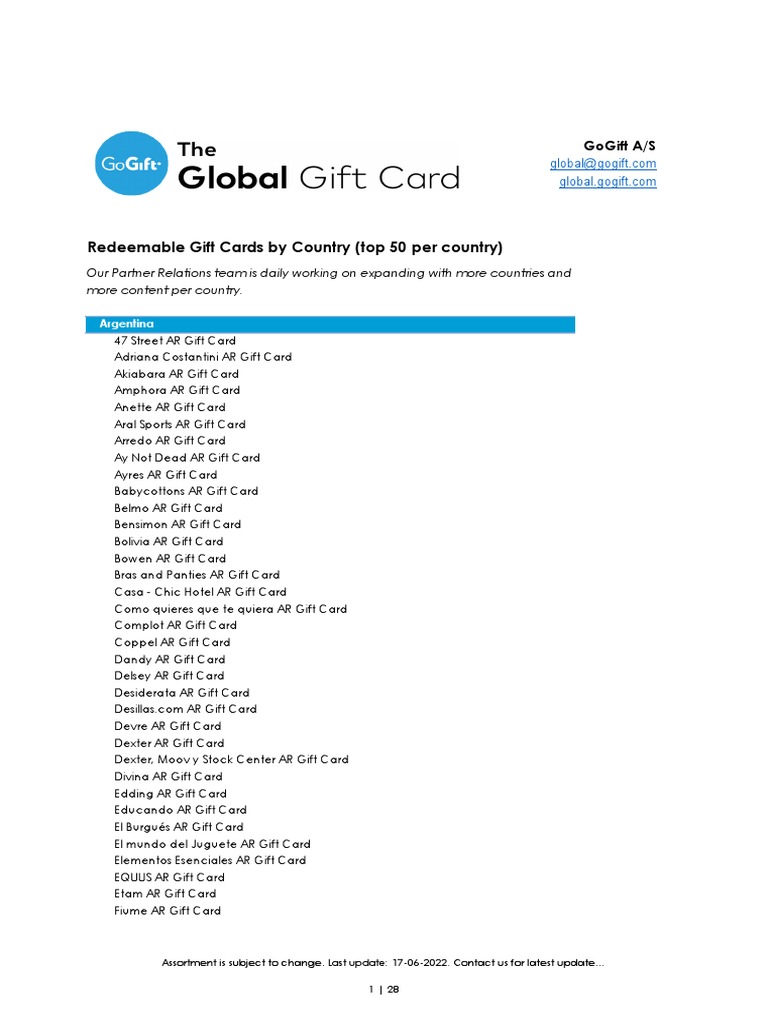 TGGC Global Catalog 17062022 | PDF | Service Industries | Retailing