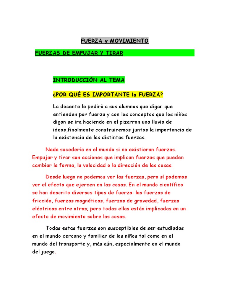 FUERZA y MOVIMIENTO | PDF | Fuerza | Puente
