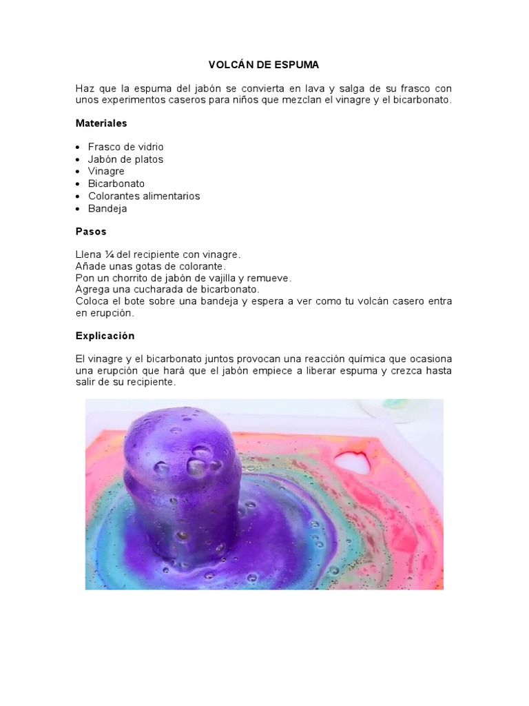 Volcán de Espuma | PDF