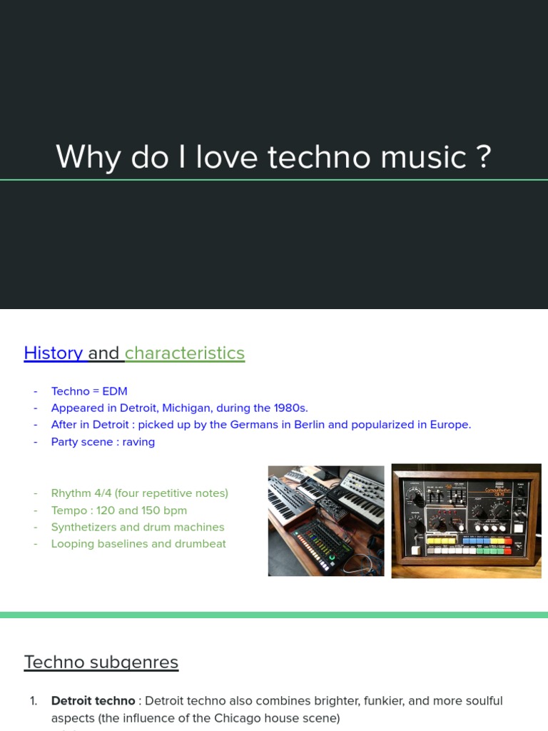 Why I Love Techno - History, Genres & Why Its Addictive | PDF