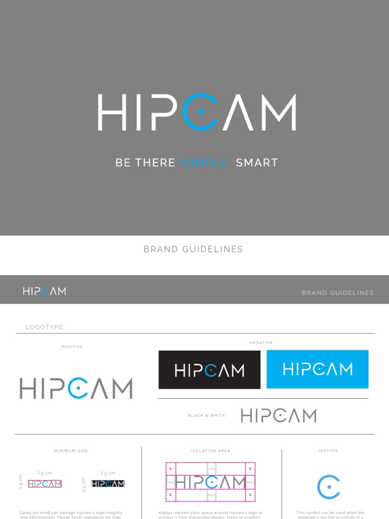 Hipcam Brand Guidelines Overview | PDF | Icon (Computing) | Graphic Design