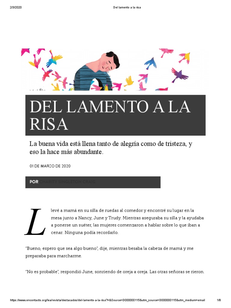 Del Lamento A La Risa | PDF | La risa | Abrahán