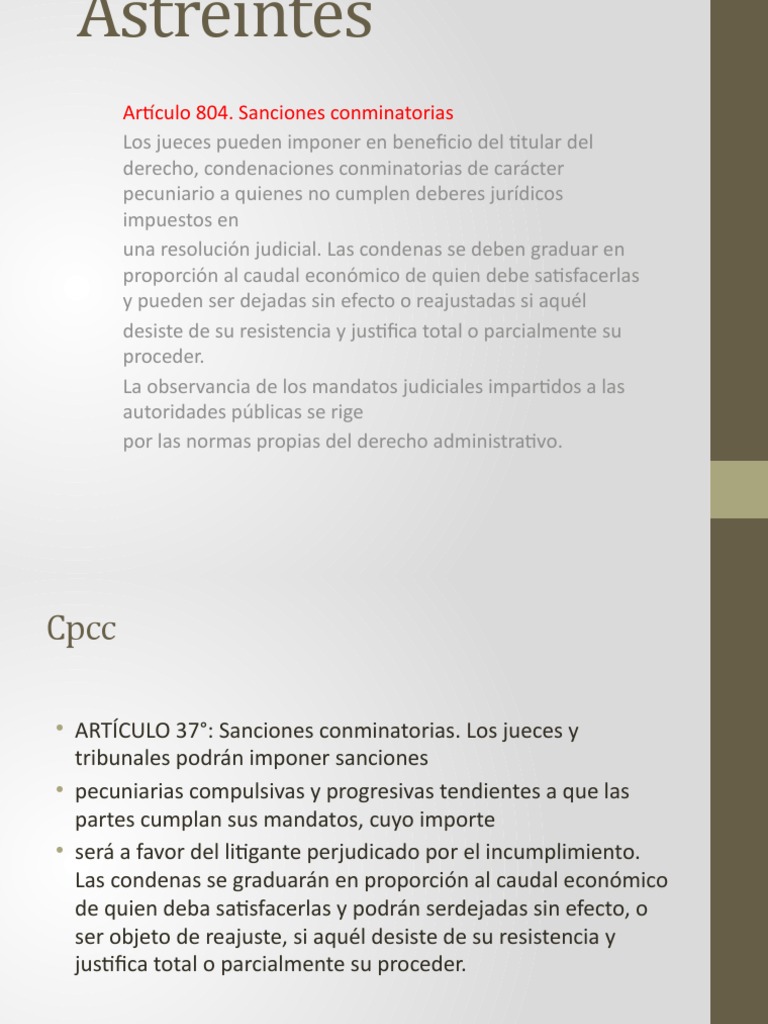Astreintes | PDF