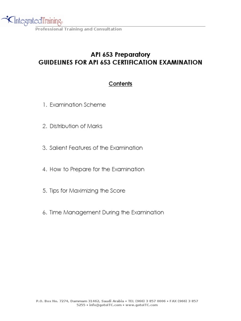 API 653 Integrated Training | PDF | Welding | Construction