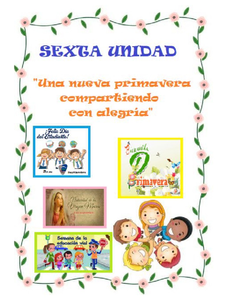 Caratula Sexta Unidad Pdf