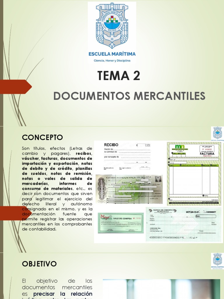 Tema 2 Documentos Mercantiles | PDF | Cheque | Pagaré