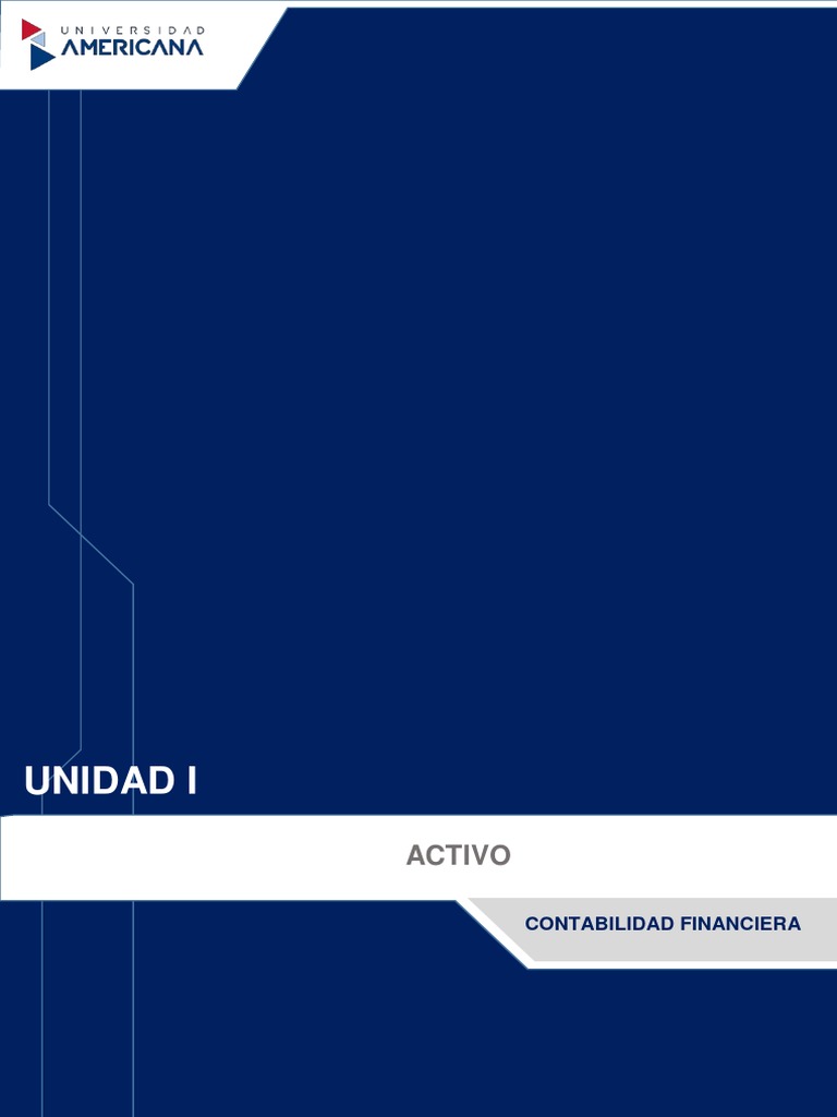 U1 - Contabilidad Financiera-2 | PDF | Bancos | Contabilidad
