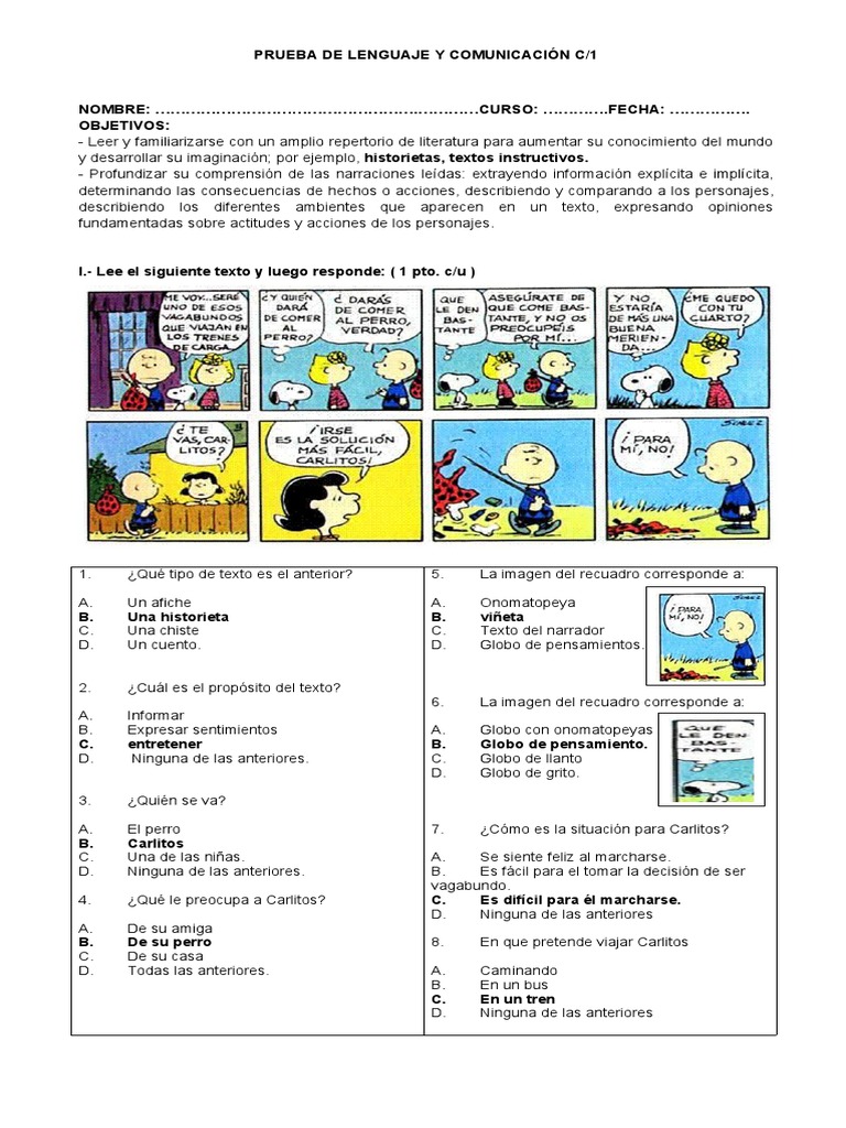 Evaluación de Textos Instructivos para Niños | PDF