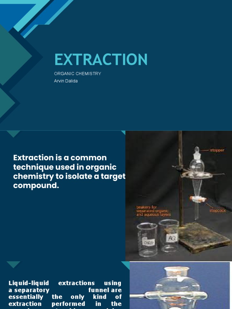 Extraction | PDF | Chemical Process Engineering | Chemistry