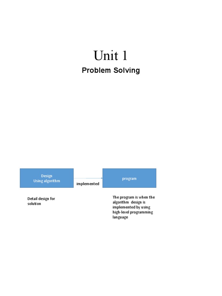 Unit 1 | Download Free PDF | Algorithms | Programming