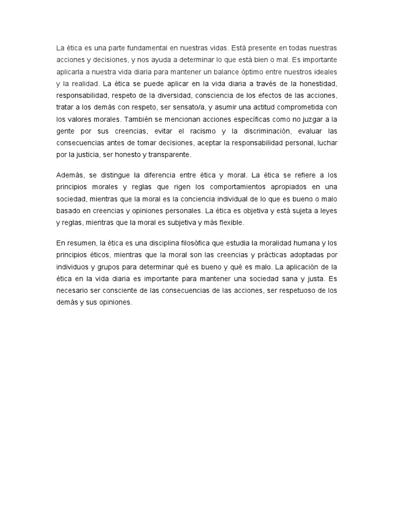 Ensayo de Tres Parrafos | PDF