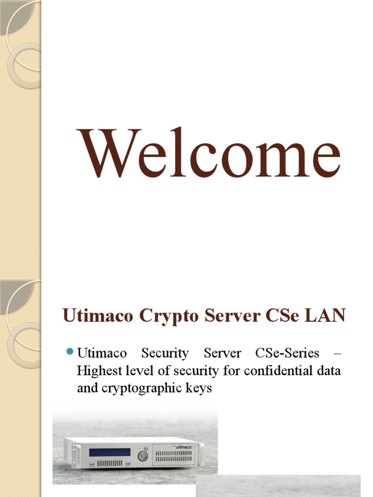 Utimaco SecurityServer CSe LAN | PDF | Computer Network | Server (Computing)
