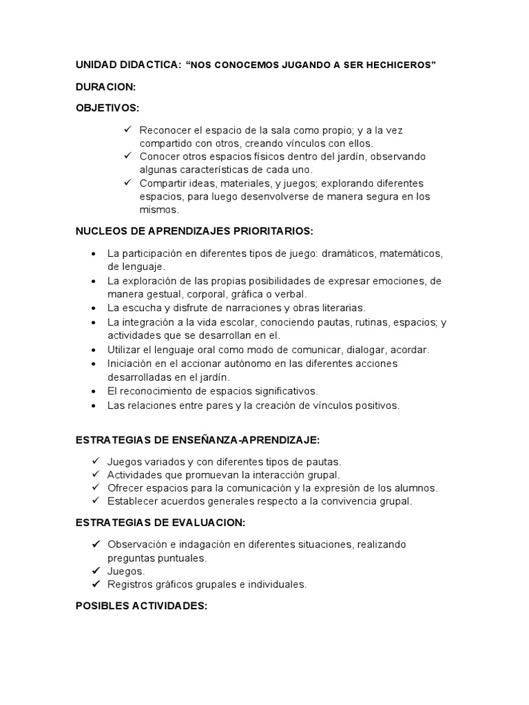 Nos Conocemos Jugando... | PDF | Conceptos psicologicos | Lingüística