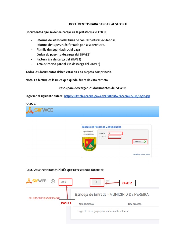 Instructivo Secop | PDF