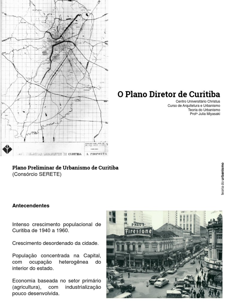 Plano Diretor de Urbanismo de Curitiba | PDF | Urbanismo | Planejamento ...