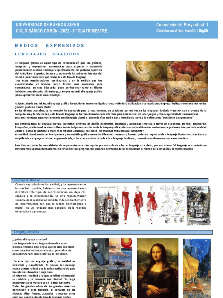 Medios Expresivos CP1 | PDF | Diseño | Diseño gráfico
